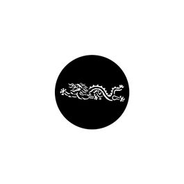 Standard Steel Gobo #77558 - Chinese Dragon - Size E (37.5mm)